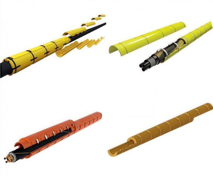 Polyurethane PU Subsea Cable Protection Duct Hydrolysis Resistant ...